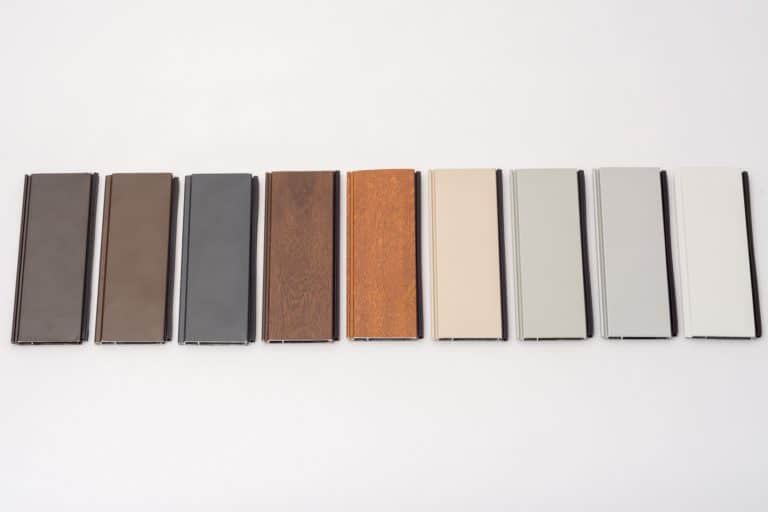 Aufsatzrollladen, Alupanzer, 215 mm hoher PVC Kasten