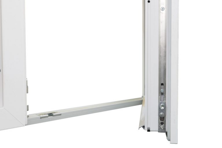 Balkontür Terrassentür PVC zweiflügelig Dreh-Kipp, Stulp