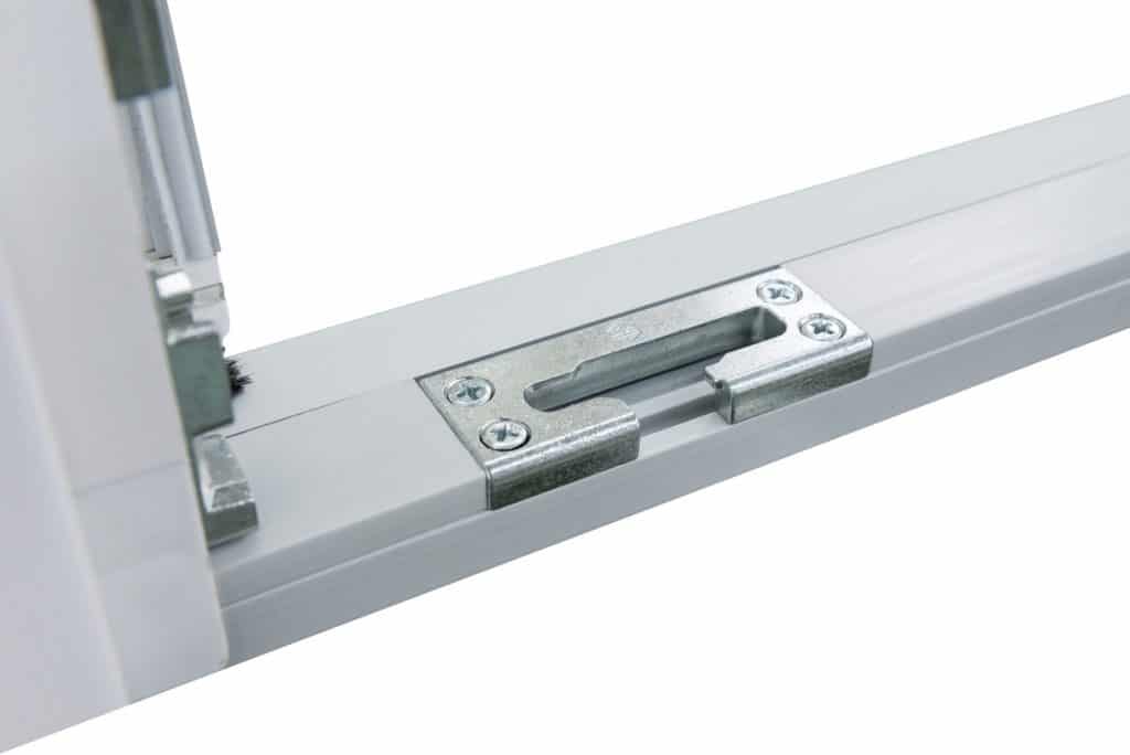 Balkontür Terrassentür PVC zweiflügelig Dreh-Kipp, Stulp
